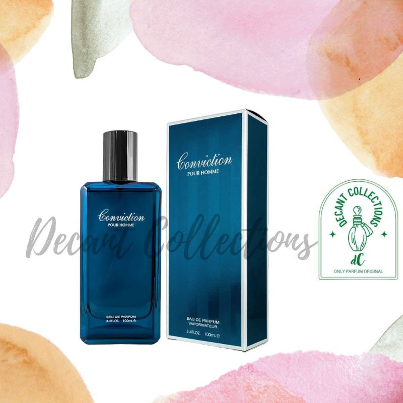 Jual Parfum Pria Original Fragrance World Conviction Pour Homme EDP ...
