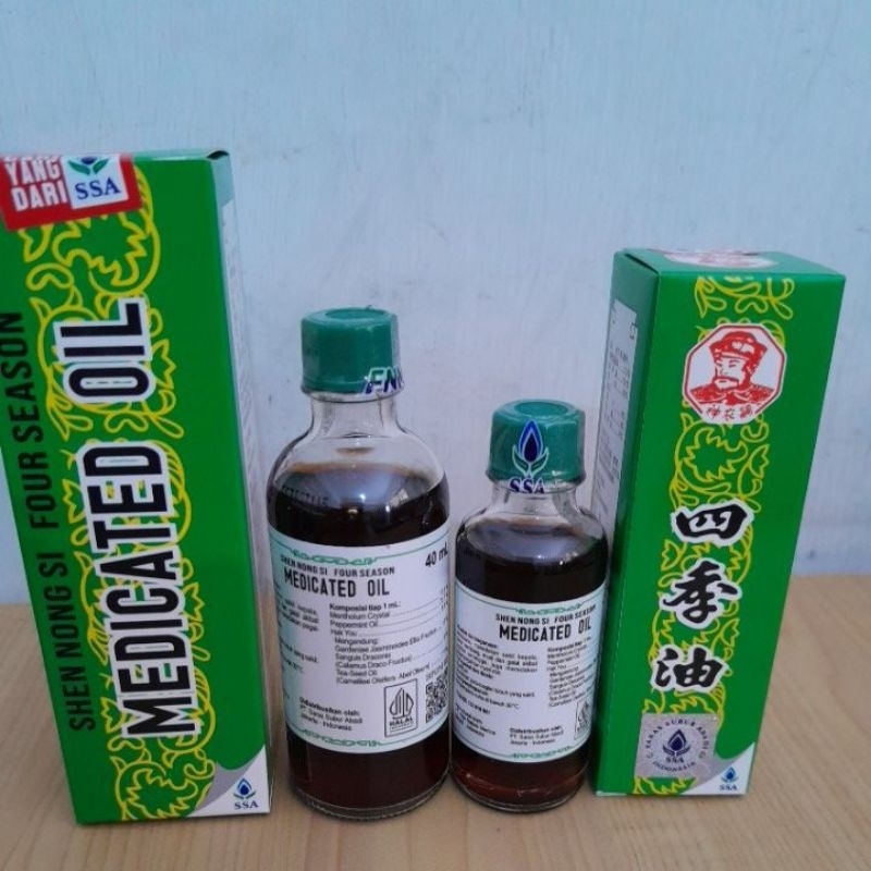 Jual Medicated OiL 40ml SSA [ Saras Subur Abadi] | Shopee Indonesia