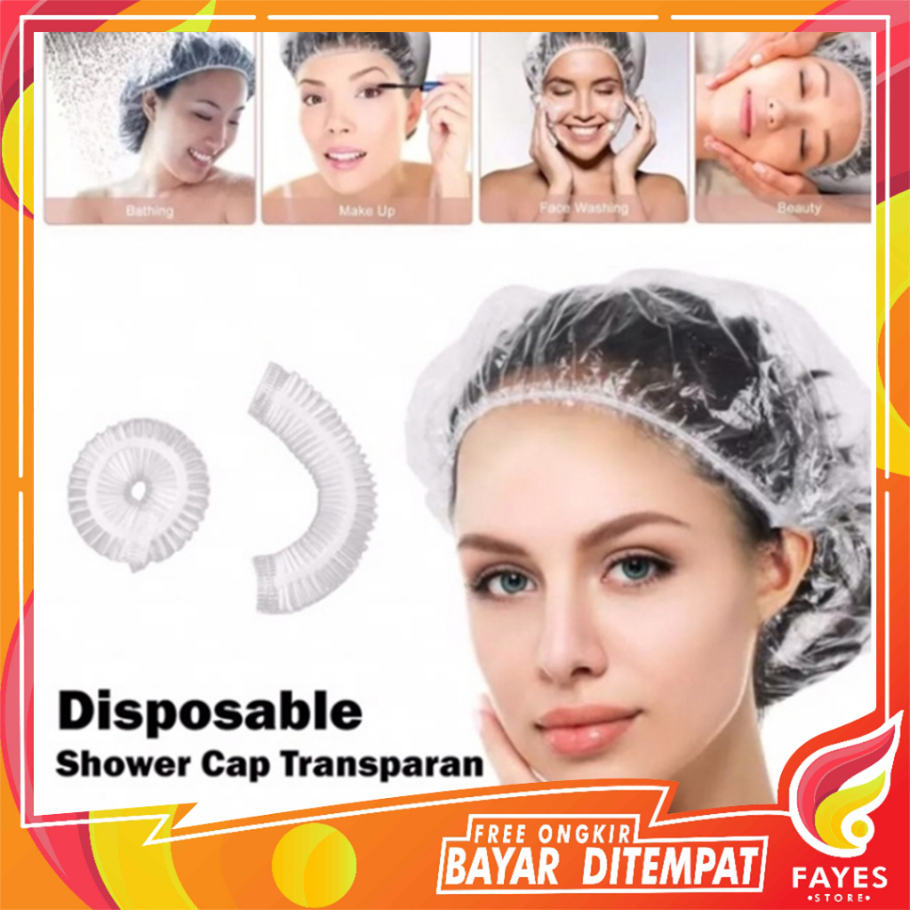 Jual FAYES COD PENUTUP RAMBUT KEPALA PLASTIK MANDI MULTIFUNGSI ...