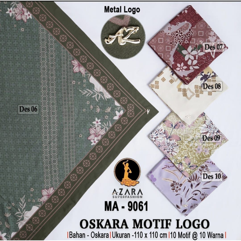 Jual Paket hemat 5pcs hijab azara motif 75rb | Shopee Indonesia