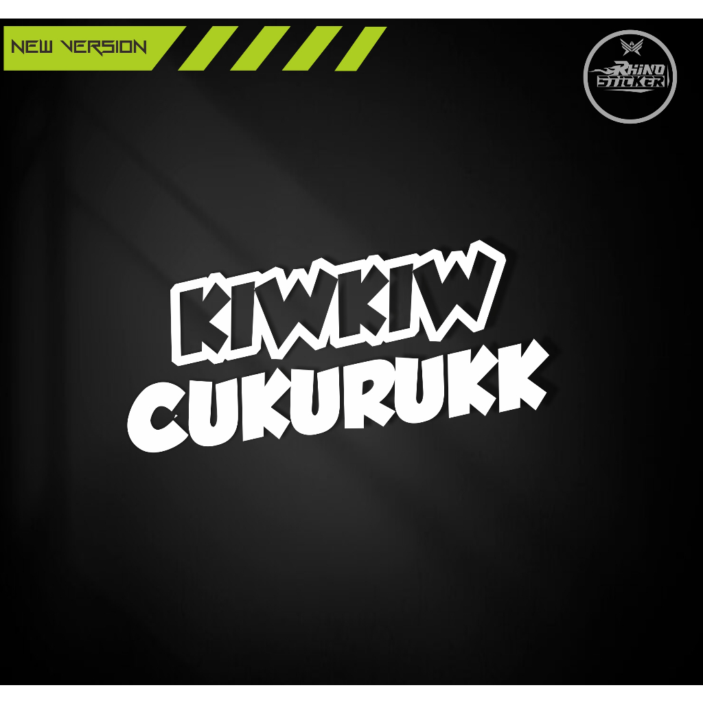 Jual STIKER KIW KIW CUKURUKK STIKER CUTTING MURAH | Shopee Indonesia