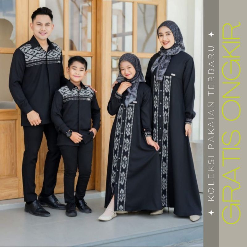 Jual Set couple tenun - baju couple tenun - baju couple keluarga ...