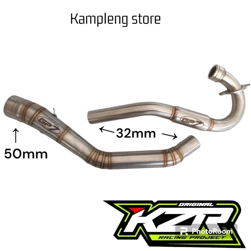 Jual Pipa header knalpot Standar Bore Up inlet 38mm dan inlet 50mm ...