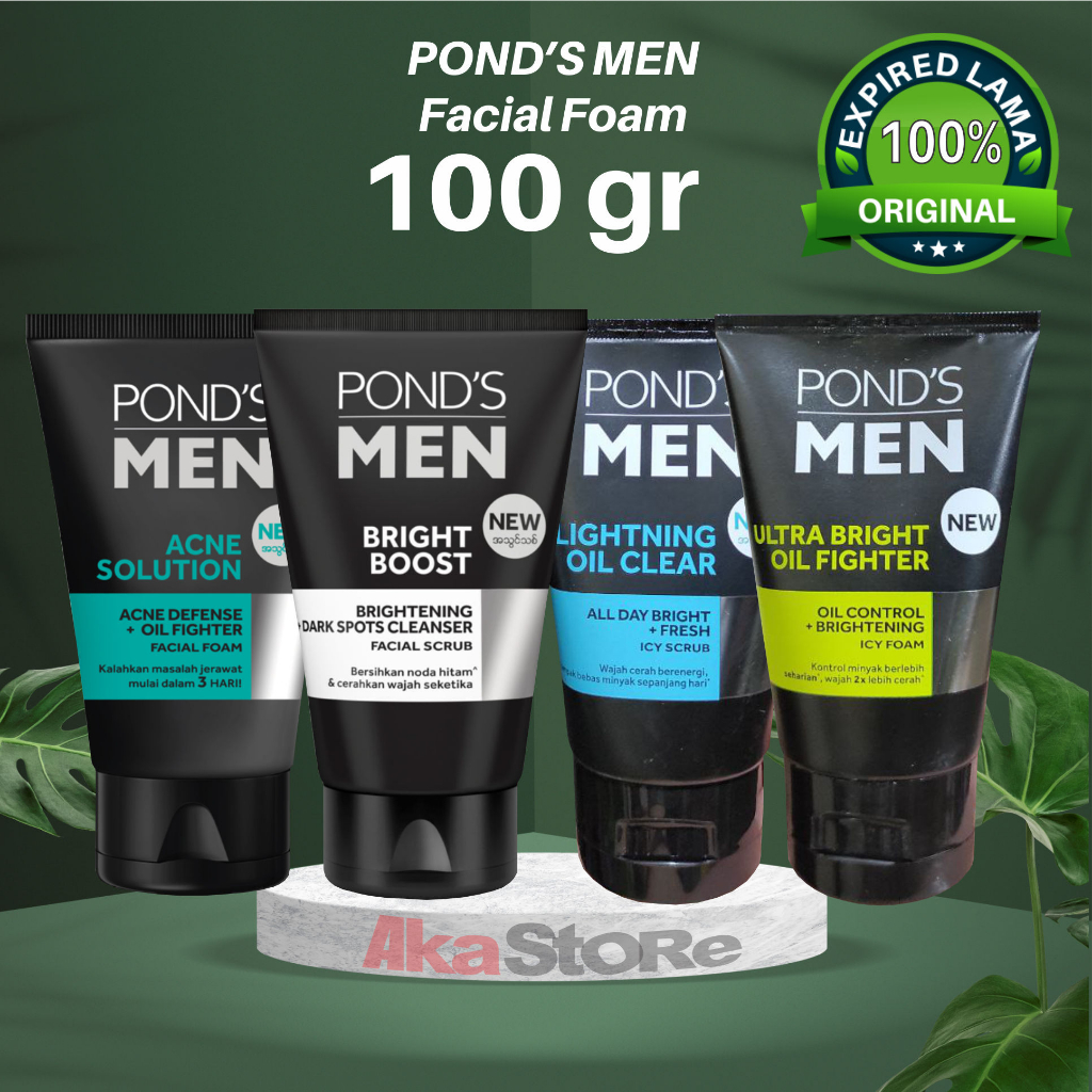 Jual Ponds men facial foam 100gr | Shopee Indonesia