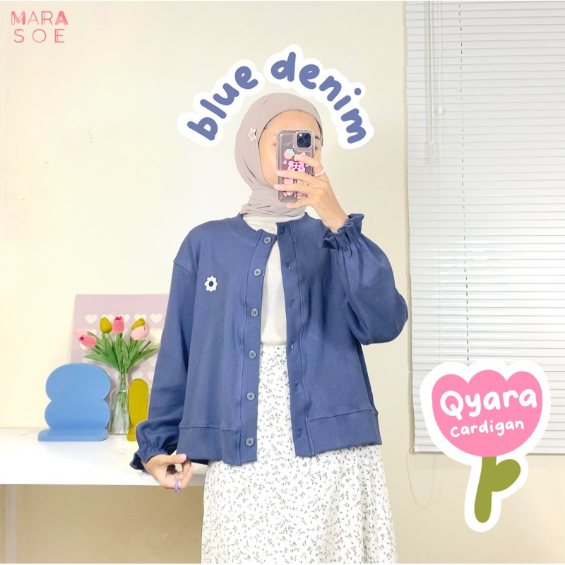 Jual [Marasoe] QYARA CARDIGAN Cardigan Outer Cardigan Korea Cardi Knit Korean Look RIB Knit ...