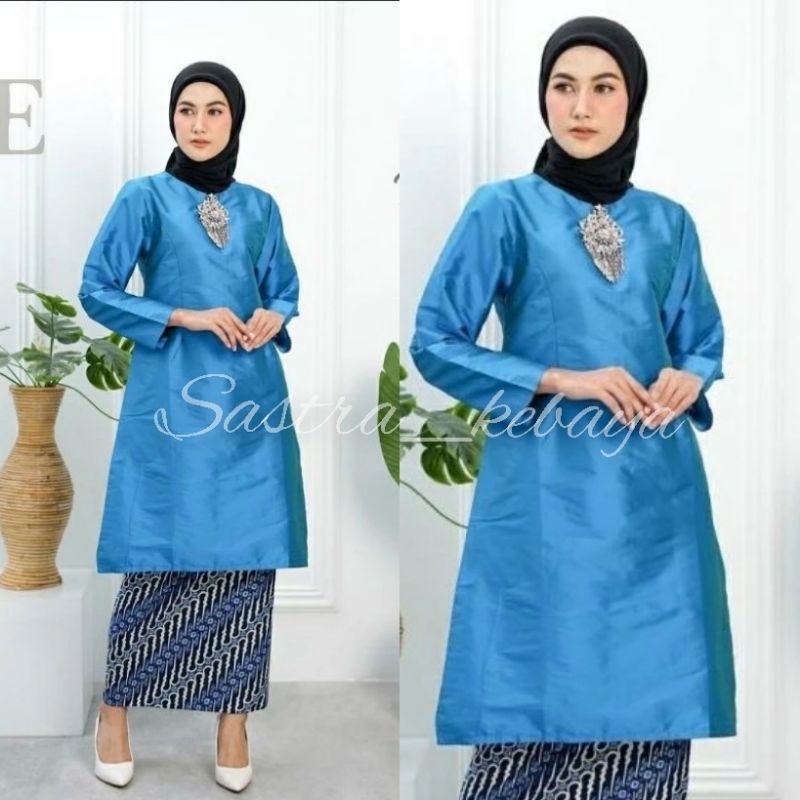 Jual KEBAYA KURUNG TAFFETA SITI NURBAYA // KEBAYA KURUNG TAFFETA POLOS // KEBAYA BUNDA KANDUNG ...