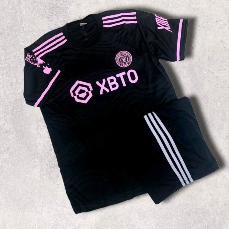 Jual JERSEY INTERMIAMI HITAM PREMIUM UNISEX BAHAN LOTTO HYGET DEWASA ...
