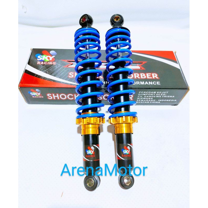 Jual Shock Belakang Sky Ukuran 340mm-Bisa Untuk Motor, RX-KING, Mega pro, Supra, fit lama ...