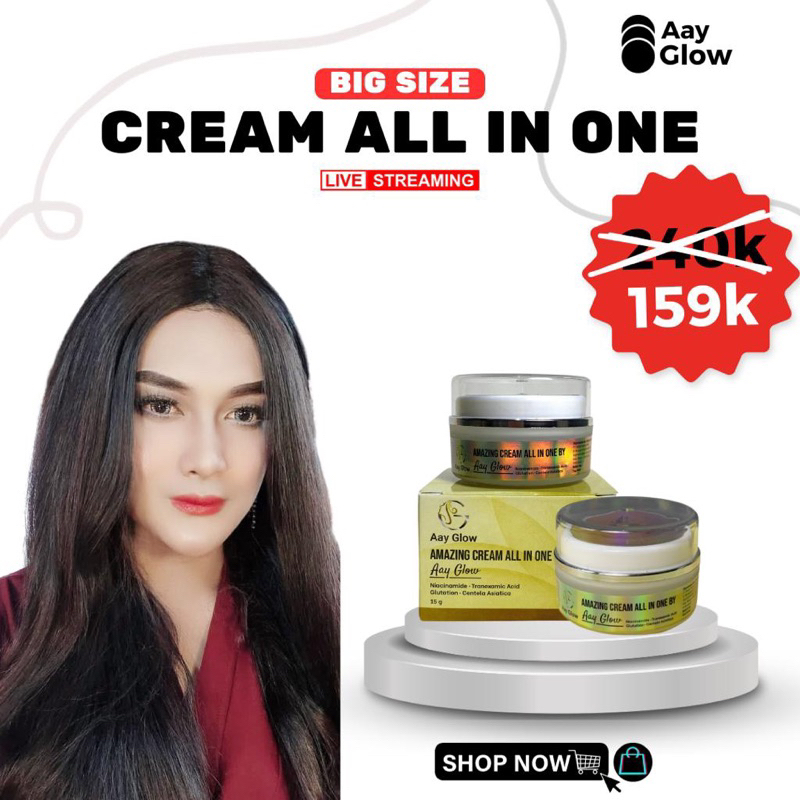 Jual AAY GLOW AMAZING CREAM ALL IN ONE (DAPAT2) | Shopee Indonesia