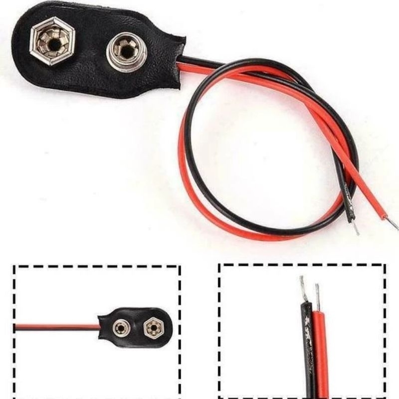 Jual SOCKET 9V BATTERY BATERAI CLIP ADAPTER ARDUINO UNO MEGA | Shopee ...