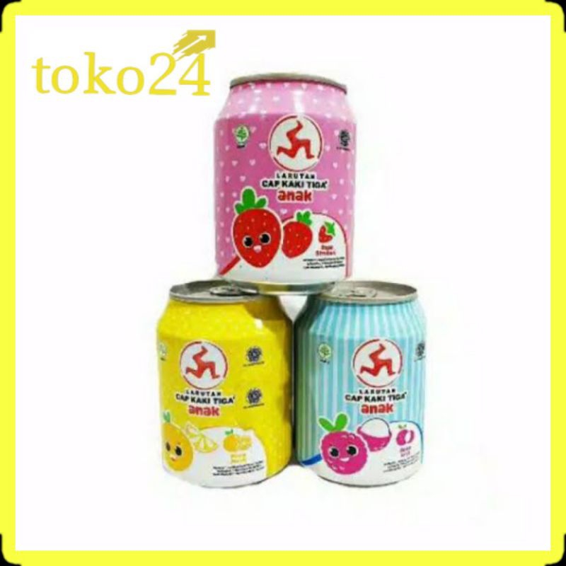 Jual Larutan Penyegar Cap Kaki Tiga Anak Kaleng 250 ml | Shopee Indonesia