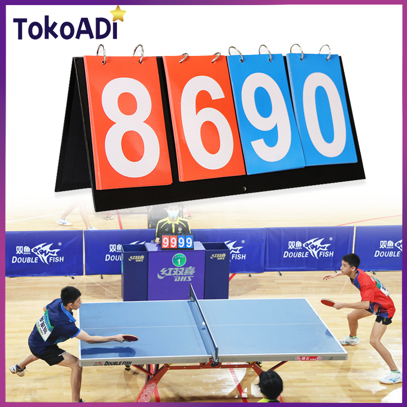 Jual 36CM Papan Skor Score Board Futsal Bola Kaki Voli Badminton Skor ...
