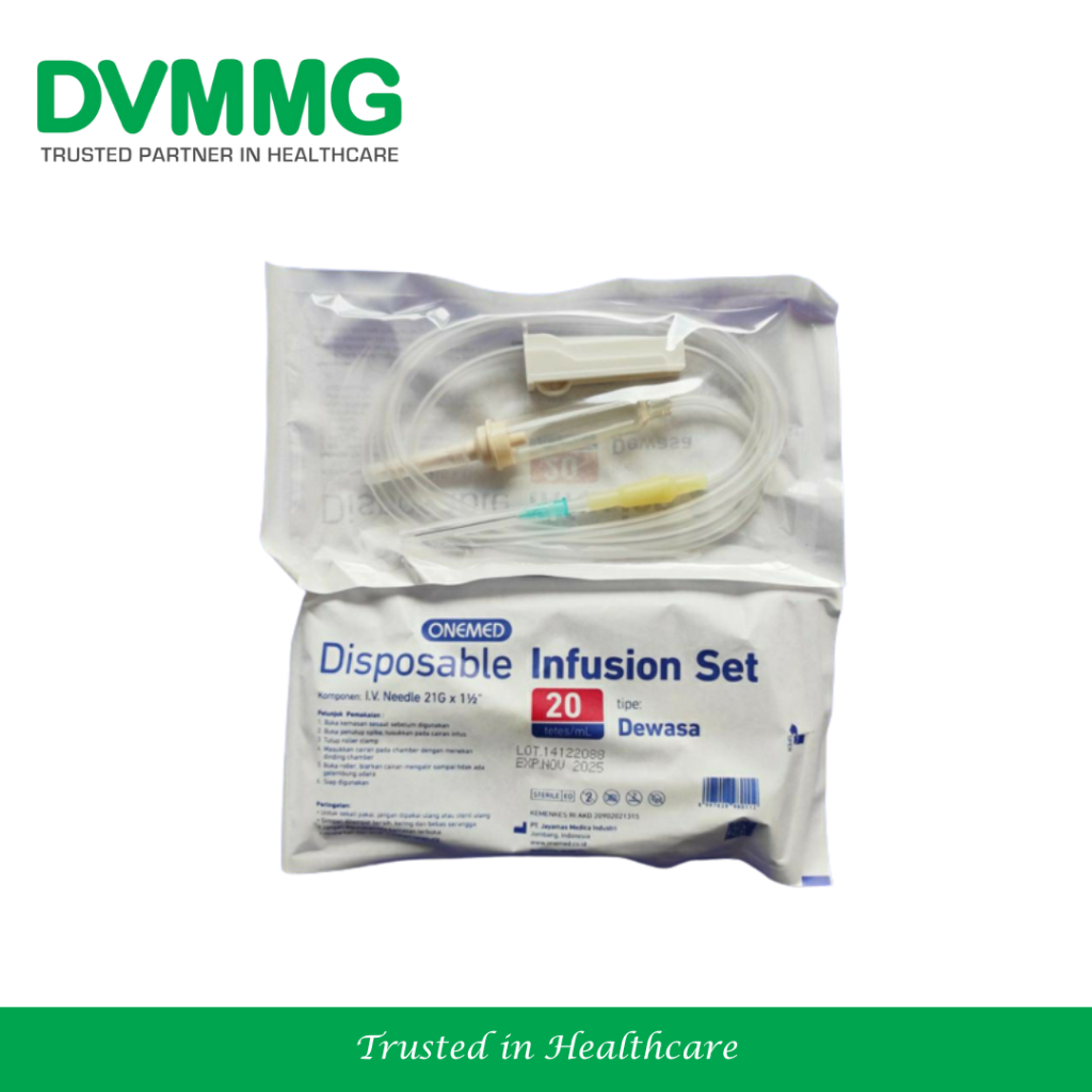 Jual Onemed Infusion Set Dewasa Selang Infus | Shopee Indonesia