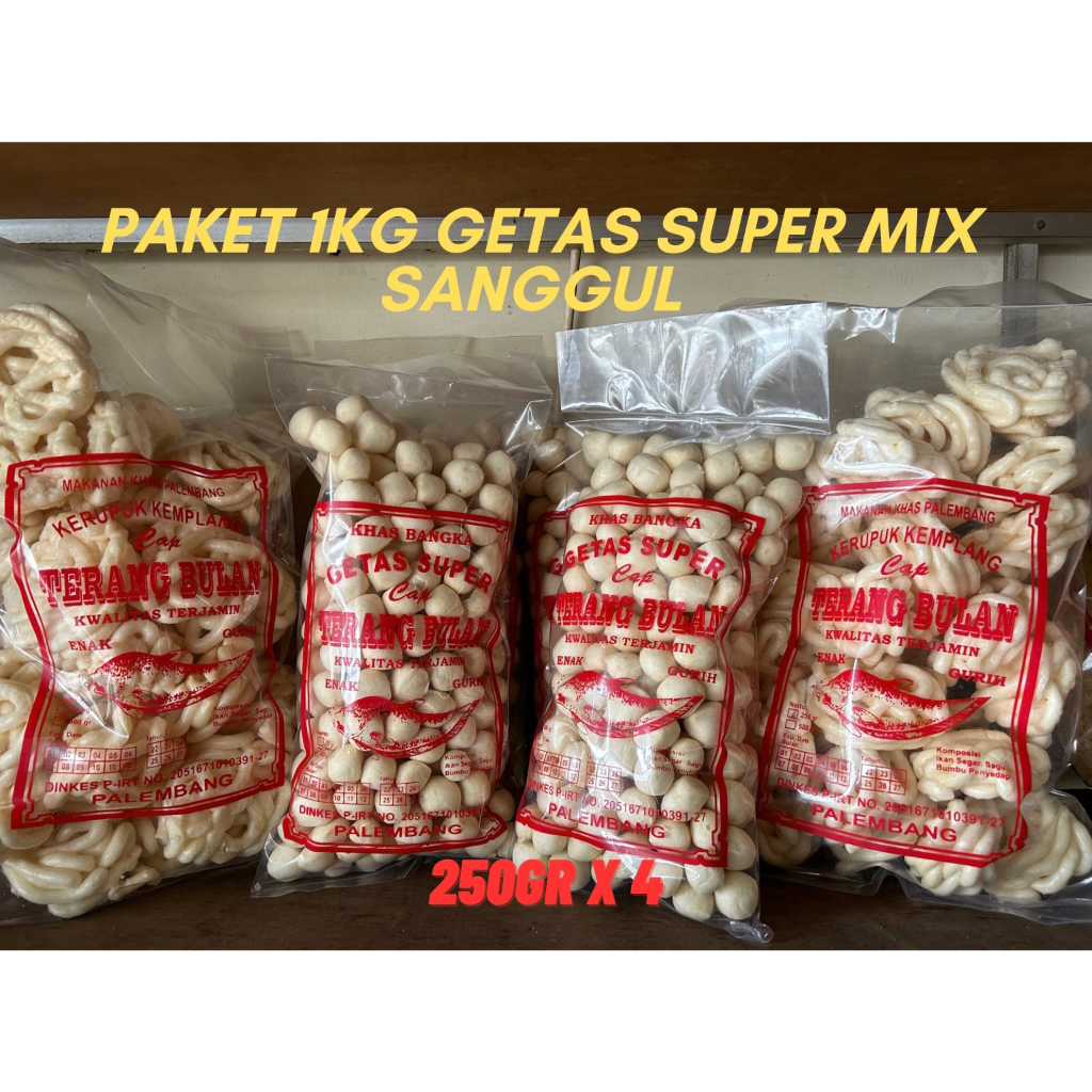 Jual PAKET 1KG GETAS MIX SANGGUL | Shopee Indonesia