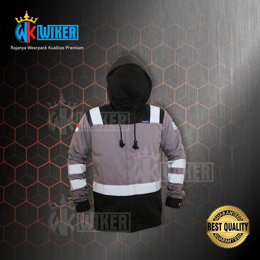 Jual Wearpack Safety Dengan Penutup Kepala - Jaket Proyek - Baju Safety ...