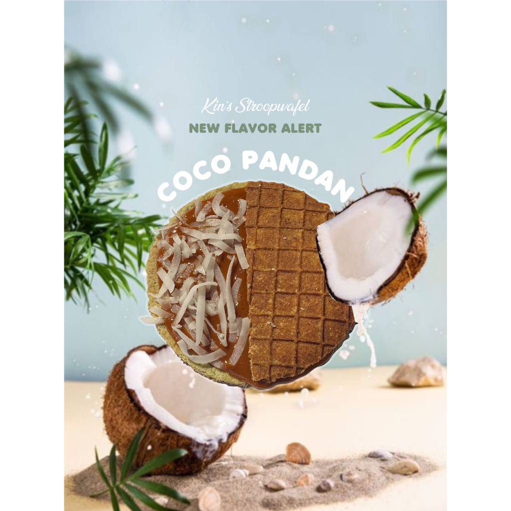 Jual 20 pcs Coco Pandan Stroopwafel Kin's Stroopwafel | Shopee Indonesia
