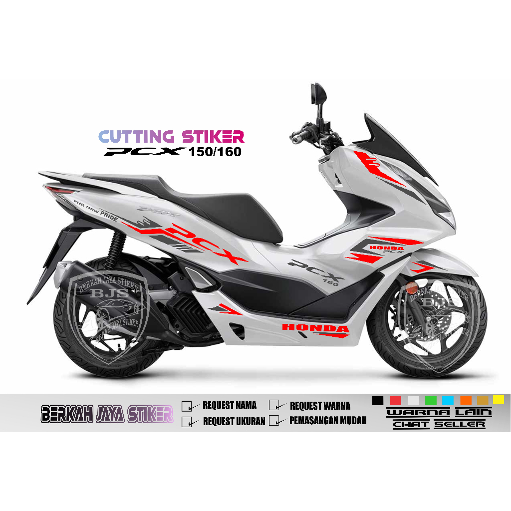 Jual STRIPING PCX 150-160 CUTTING STIKER - STIKER PCX TERBARU | Shopee ...