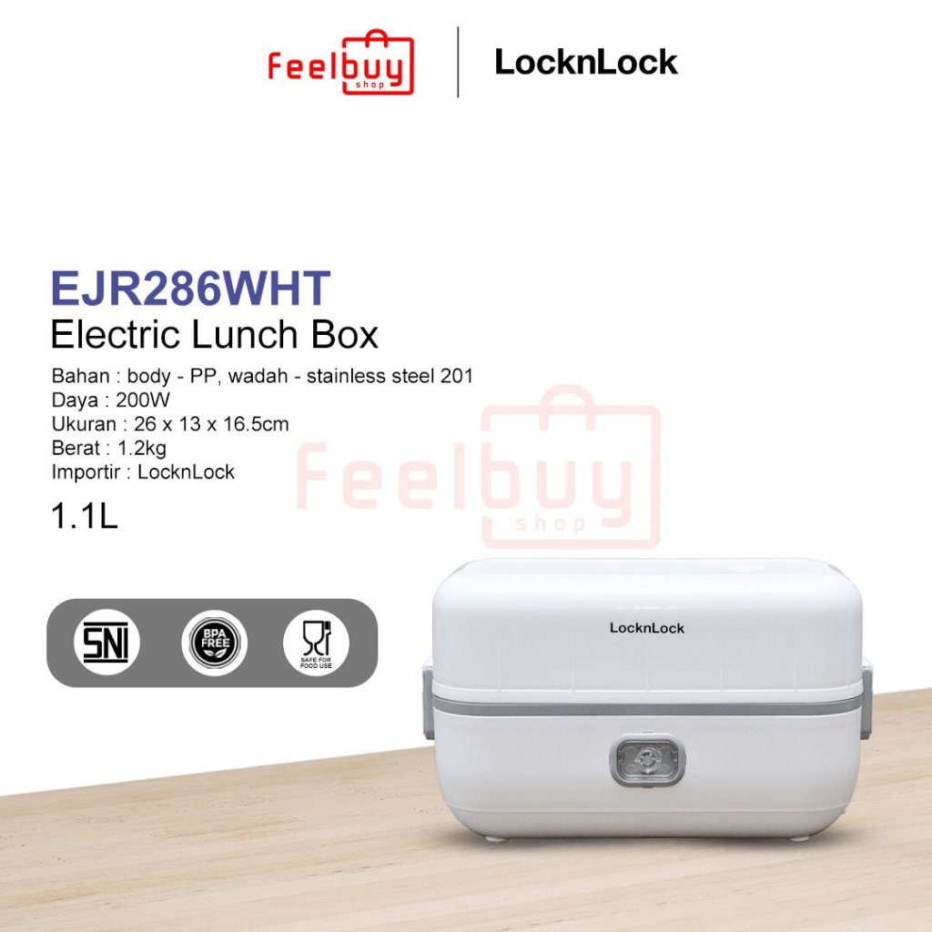 Jual LocknLock Electric Lunch Box 1.1L - EJR286WHT | Shopee Indonesia