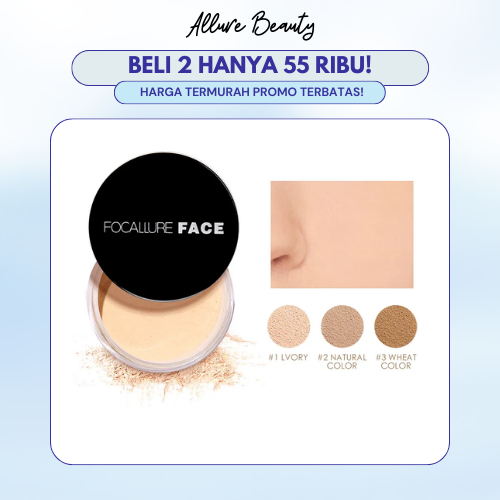 Jual FOCALLURE Bedak Tabur Super Fine Loose Setting Powder - 3 Warna ...