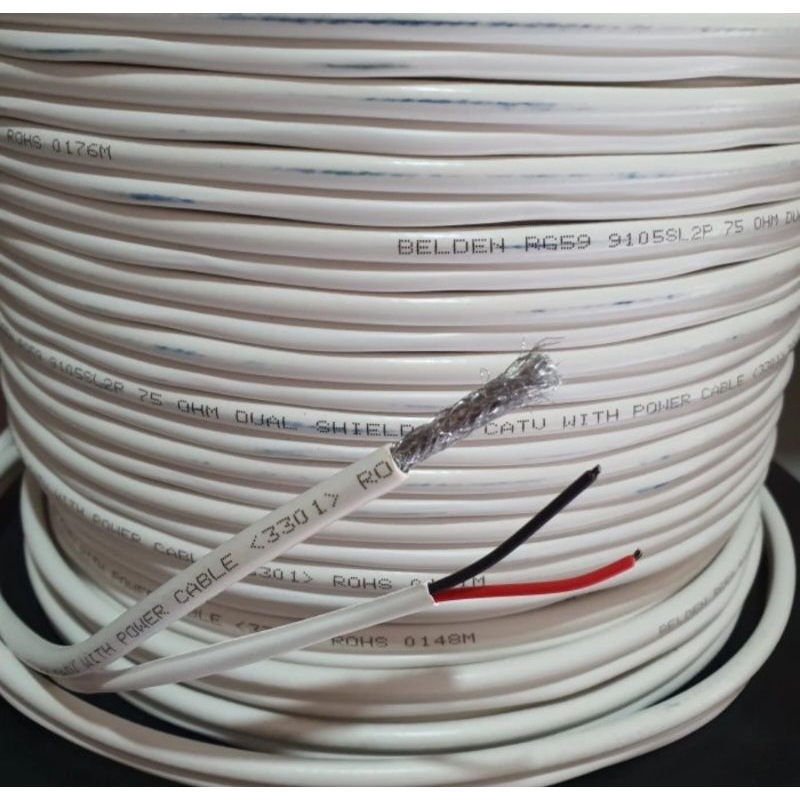 Jual kabel Cctc Belden Rg59+Power Original (Harga Eceran Permeter ...