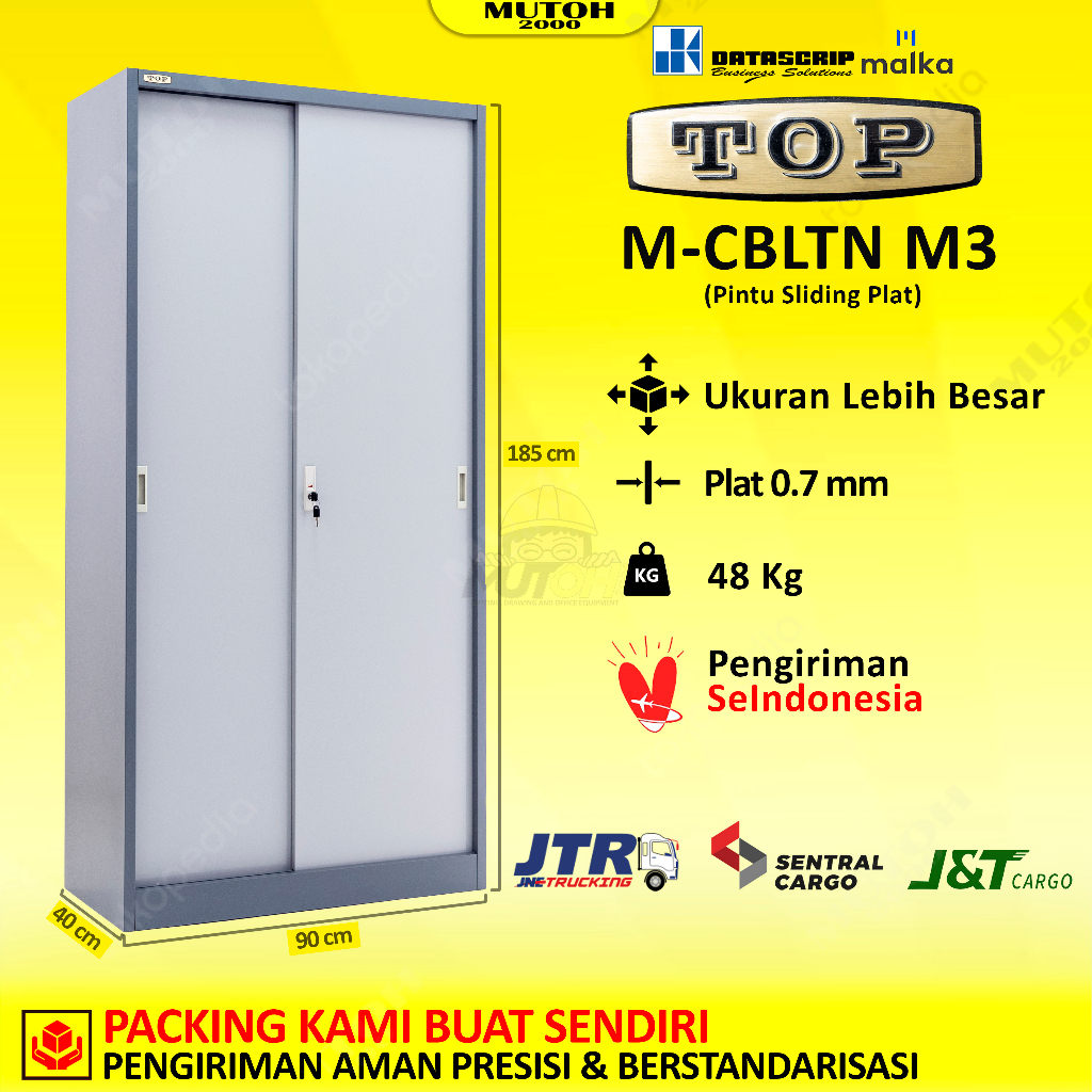Jual CARGO | TOP CBLTN M3 by DATASCRIP lemari arsip besi pintu sliding ...