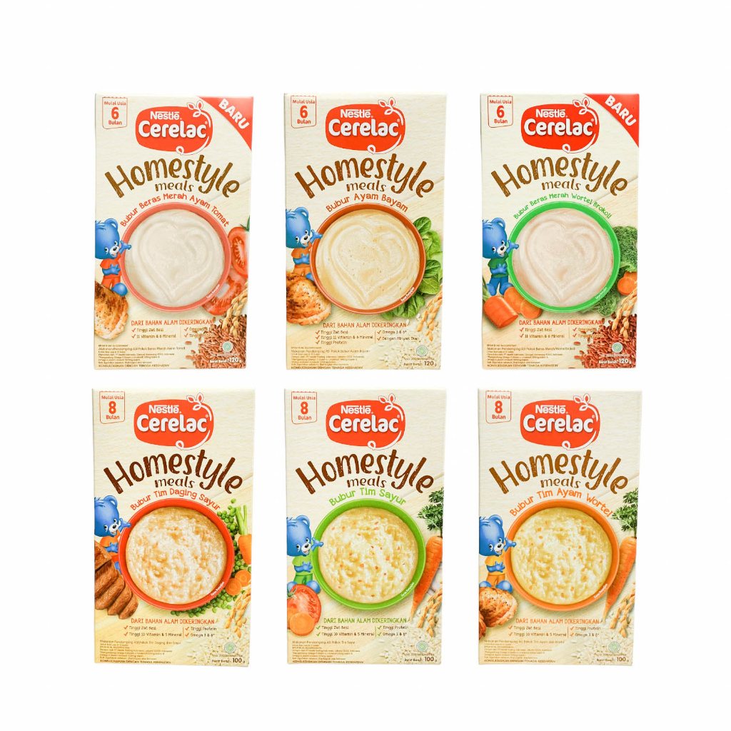 Jual NESTLE Cerelac Homestyle Meals 100g | Bubur Mpasi Bayi usia 6 ...