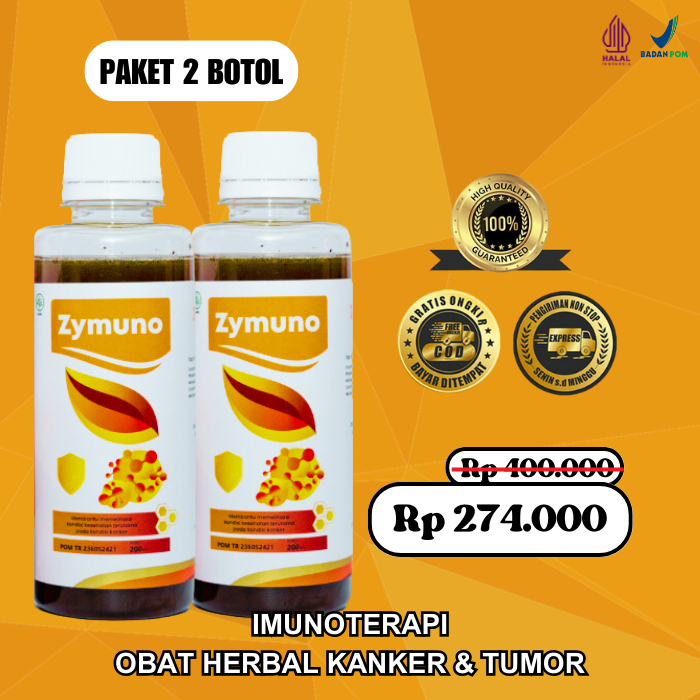 Jual Zymuno Original Paket 2 Botol - Herbal Cegah Kanker Tingkatkan ...
