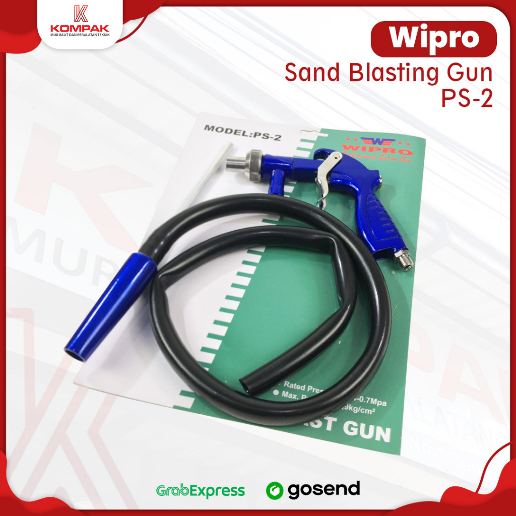 Jual Wipro PS2 Air Sand Blast / Blasting / Sandblasting Gun untuk Kaca ...