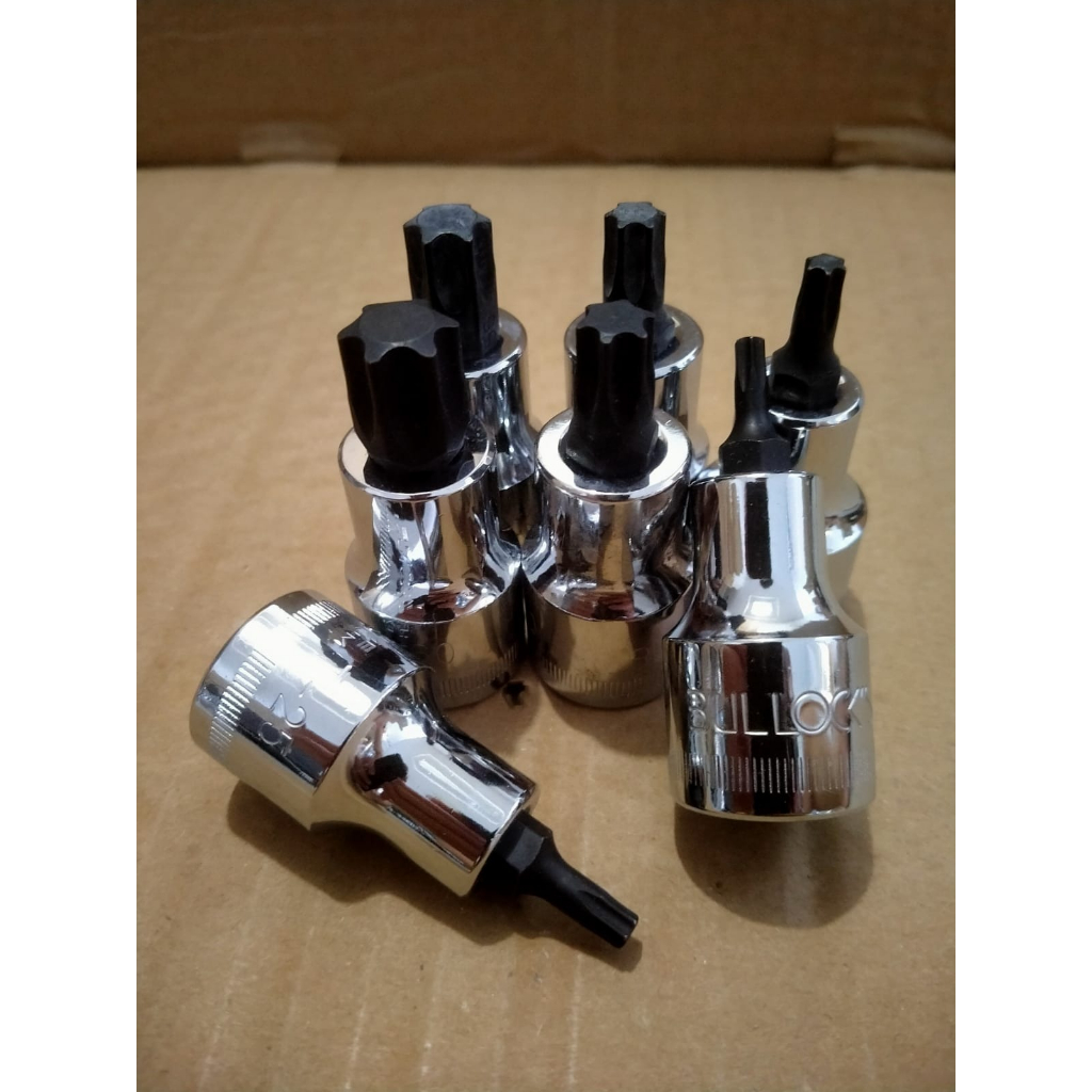 Jual BULOCK / TOP BRAND star bit socket T20 / T25 / T27 / T45 / T50 ...