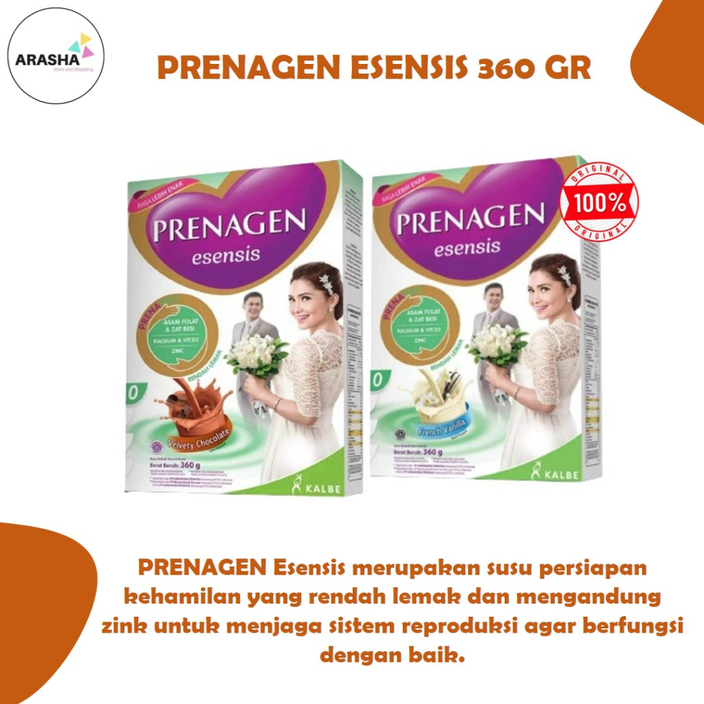 Jual PRENAGEN ESENSIS PROMIL 360 GR - COKLAT - VANILA - SUSU ...