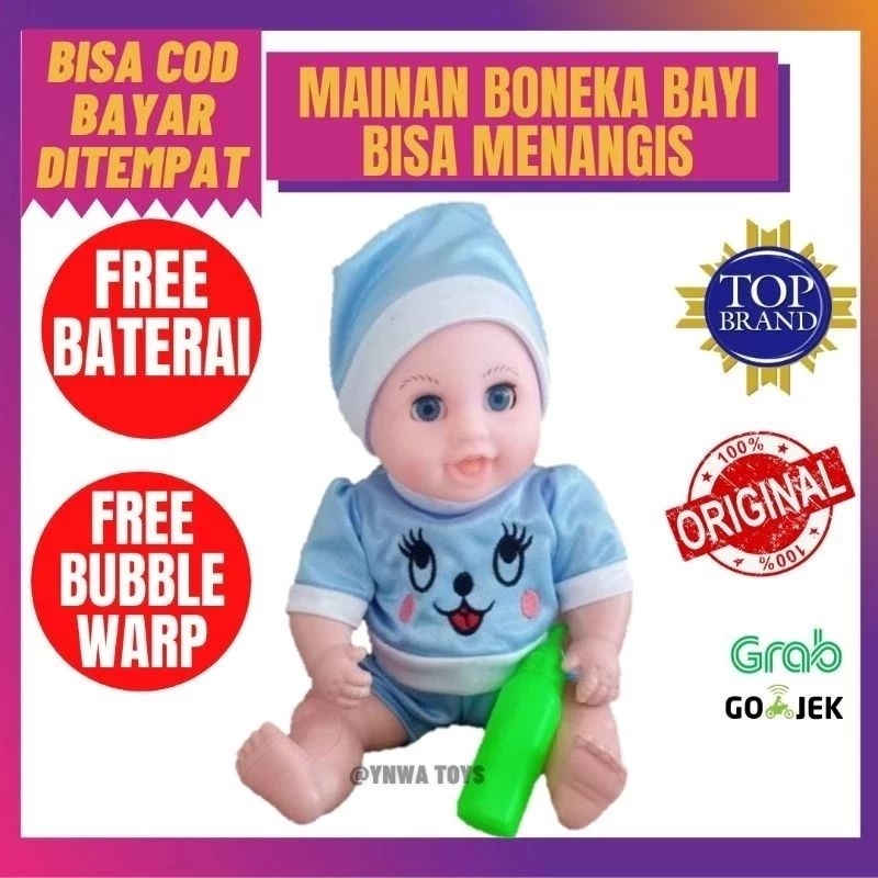 Jual MAINAN ANAK BONEKA BAYI MENANGIS NANGIS/MAINAN BONEKA BABY ...
