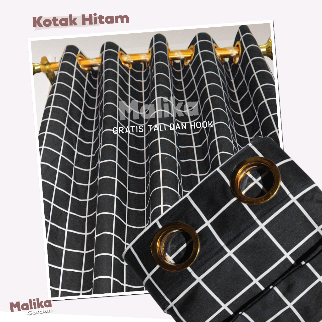 Jual Gorden Pintu Kotak - Kotak Aestetic Murah - Gordeng Jendela ...
