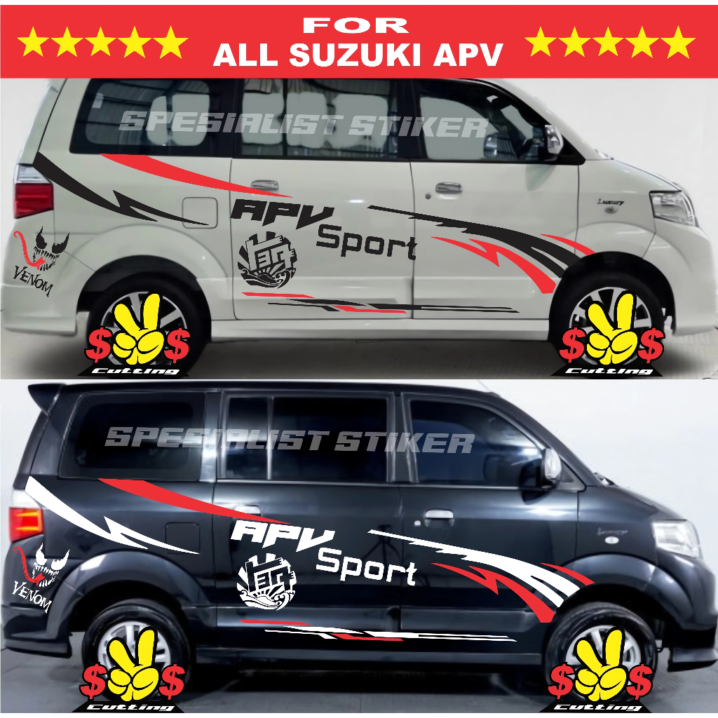 Jual Stiker Mobil Suzuki Apv Model Venom Terbaru | Shopee Indonesia