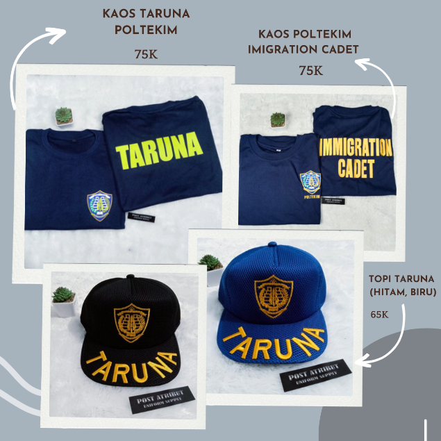 Jual BLA309 Atribut Taruna Poltekim / Kaos Taruna Poltekim / Kaos ...