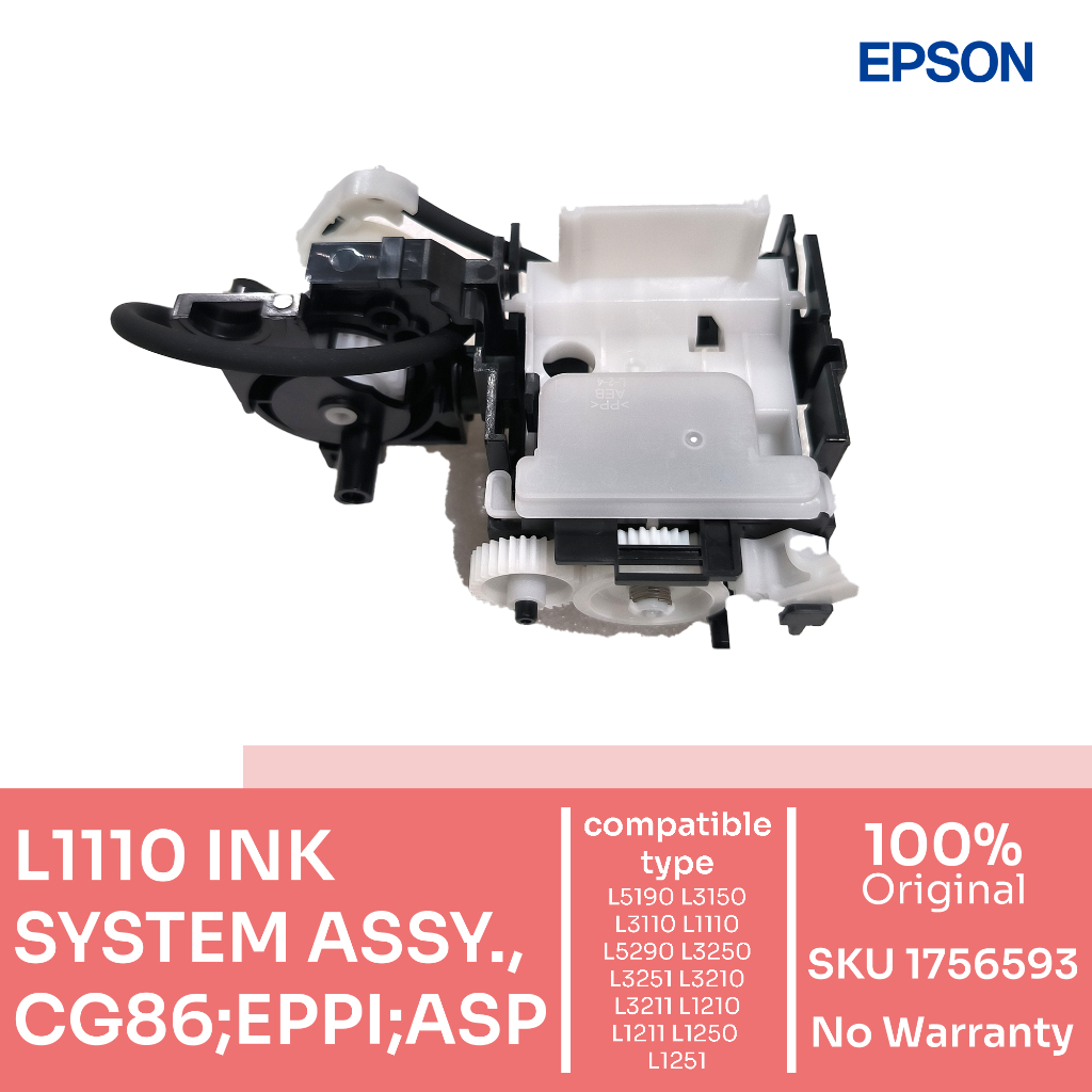 Jual L1110 INK SYSTEM ASSY.,CG86;EPPI;ASP EPSON L3110/L3150/L5190 ...