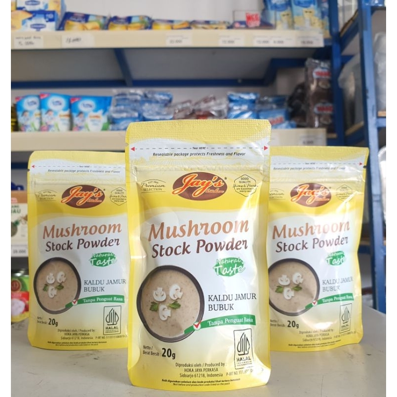 Jual Jay's Mushroom Stock Powder 20Gr / Jays Kaldu Jamur Bubuk 20Gr ...