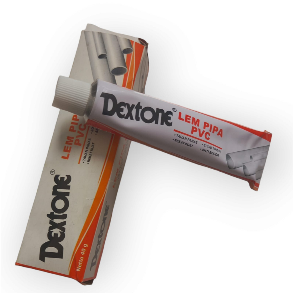 Jual LEM PIPA PVC 40gr DEXTONE | LEM PRALON TUBE DEXTON ODOL 40 GRAM ...