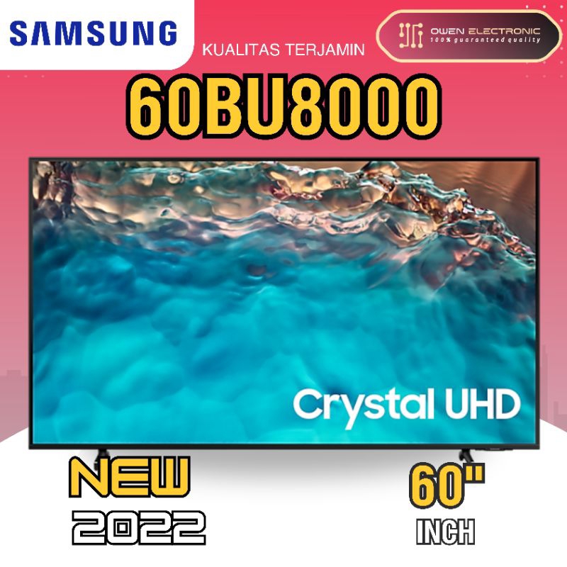 Jual SAMSUNG 60BU8000/ UA60BU8000 UHD SMART TV 60 INCH | Shopee Indonesia