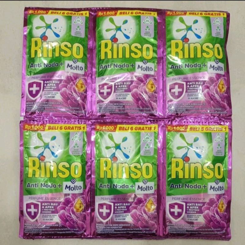 Jual Rinso Cair Liquid 38ml multipack 3 renteng isi 18 pcs | Shopee ...