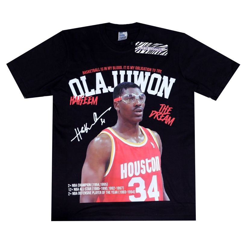 Jual T SHIRT BASKET BALL PLAYER NBA KOBE BRYANT ABDUL JABBAR SHAQUILLE BIRD JOHNSON OLAJUWON ...