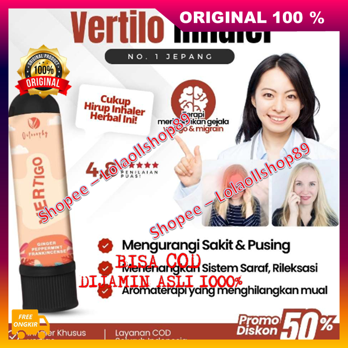 Jual Vertilo Inhaler Pereda Vertigo Mengurangi Sakit Dan Pusing Saat Kambuh Dimanapun Dan ...