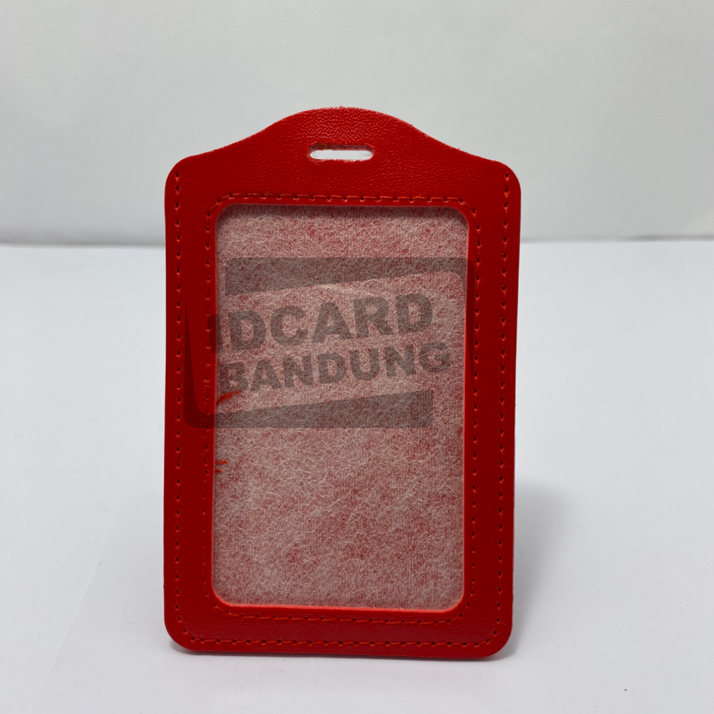Jual FRAME Casing Tempat ID Card Holder KULIT Imitasi Portrait | Shopee ...