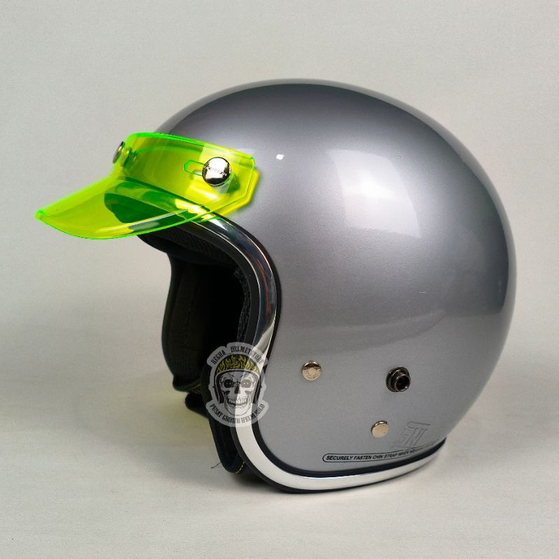 Jual Helm bogo pet transparan wanita dewasa pria retro sni | Shopee ...