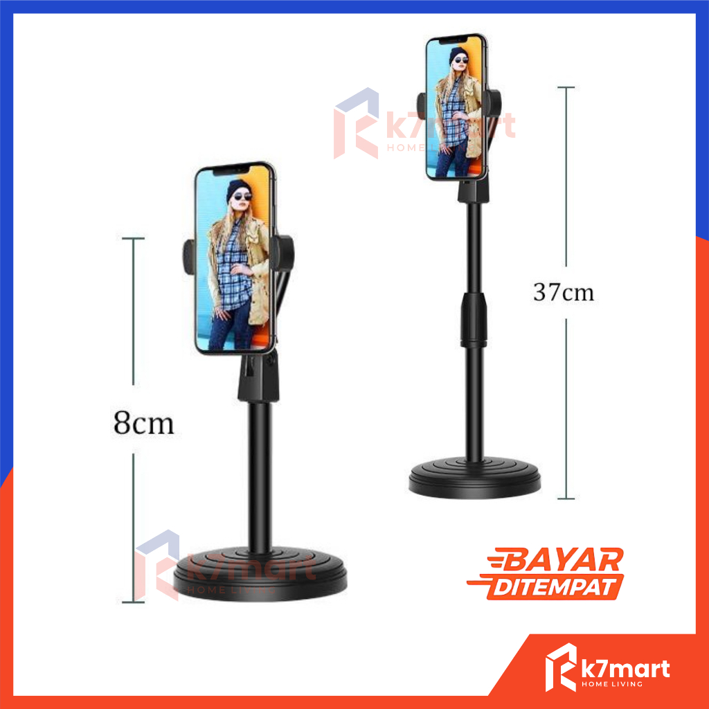 Jual K7MART STAND HP ADJUSTABLE UNIVERSAL / HOLDER MEJA / HOLDER STAND ...