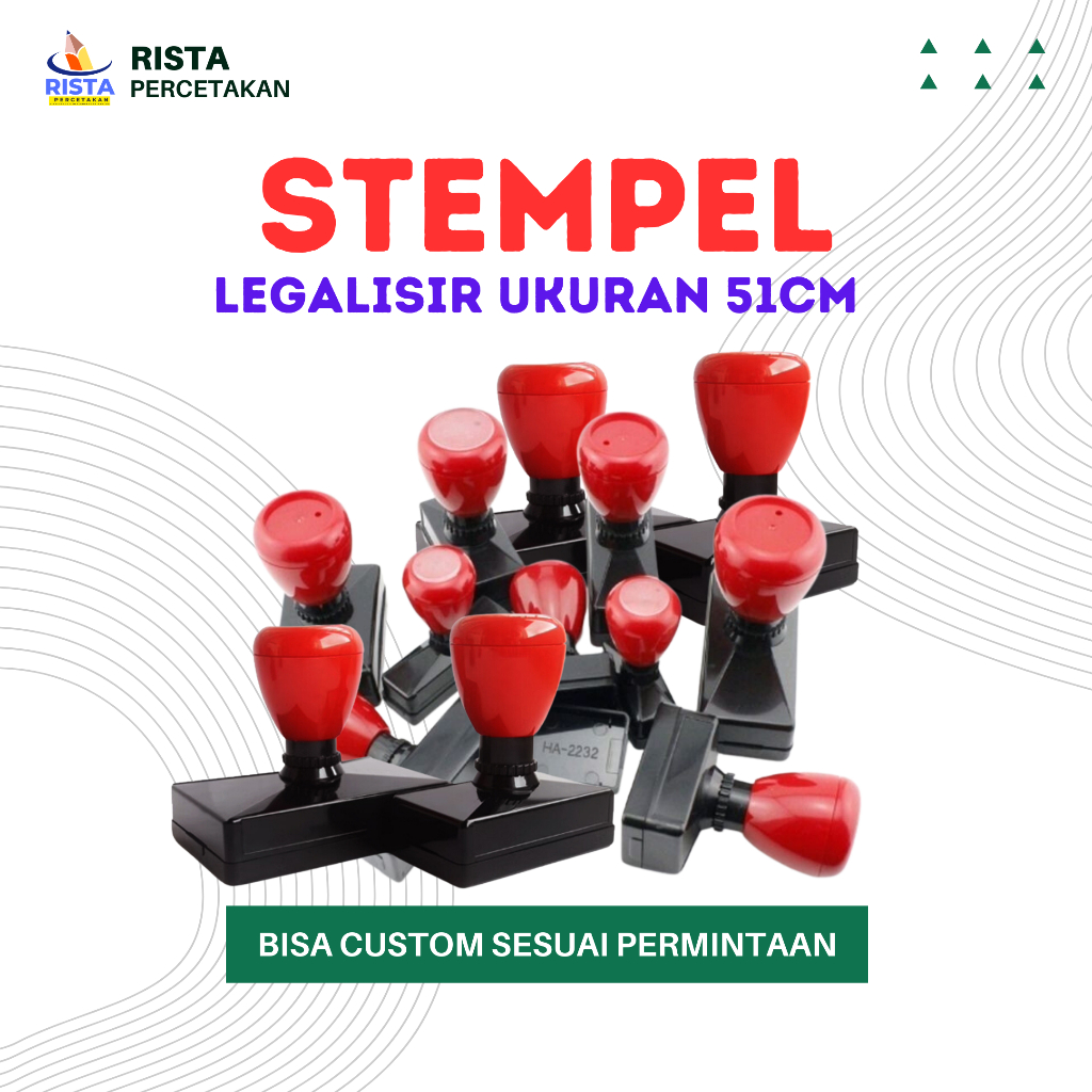 Jual Stempel Legalisir Ukuran 51cm Murah Perlengkapan Kantor dan ...