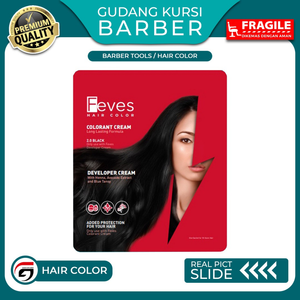 Jual Feves Hair Color Pewarna Rambut Sachet Pewarnaan Rambut | Shopee ...