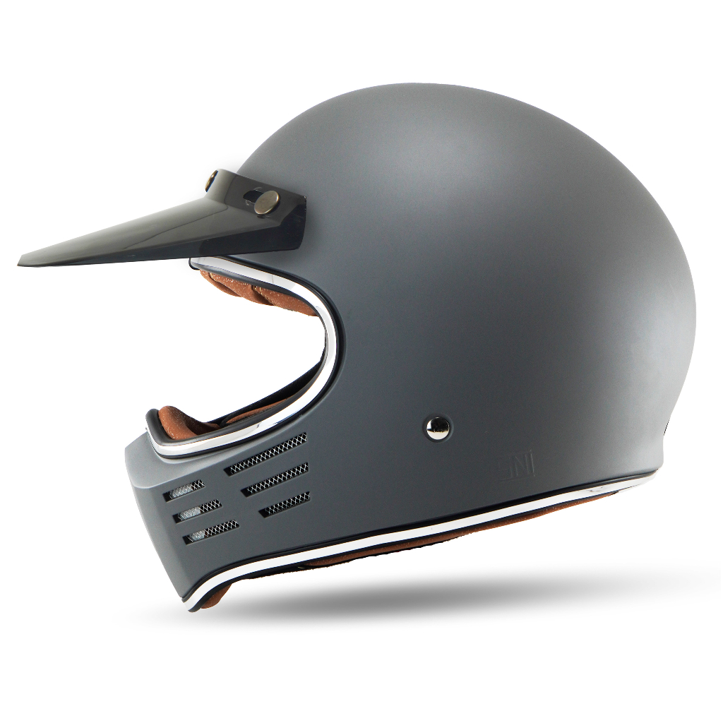 Jual Jitsu Helm Full Face Cakil Solid SNI Terbaru | Shopee Indonesia