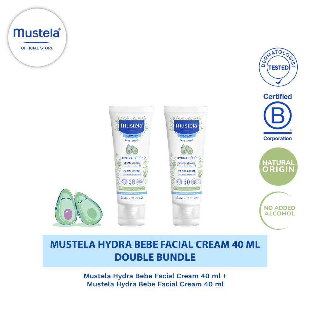Jual Mustela Hydra Bebe Facial Cream Double Bundle - Krim Wajah Bayi ...