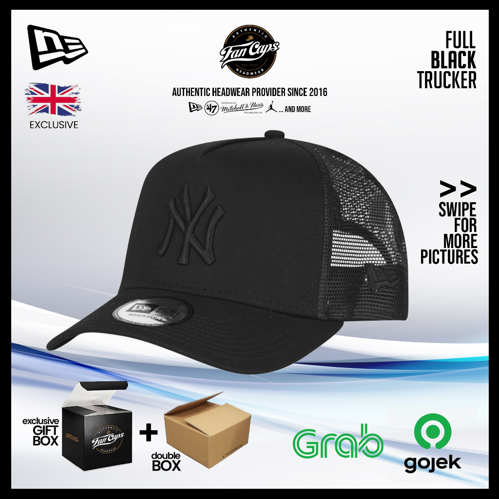 Jual Topi New Era Original MLB New York Yankees Trucker warna Full ...