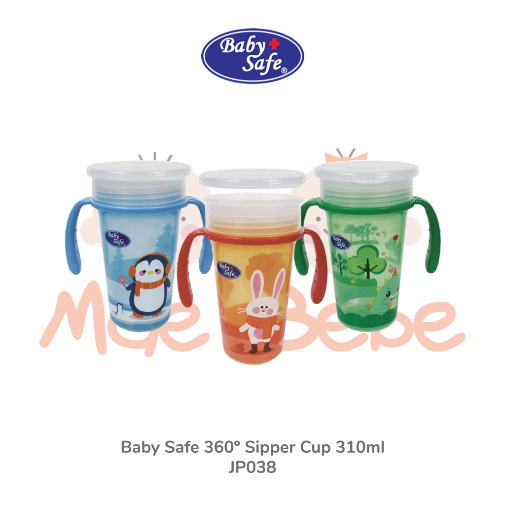 Jual Baby Safe 360 Sipper Cup Gelas Minum Bayi 310ml JP038 | Shopee Indonesia
